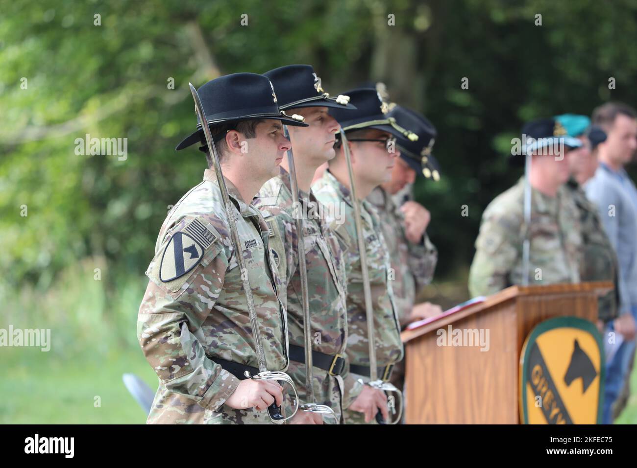 U.S. Army Col. John B. Gilliam, commander of 3rd Armored Brigade Combat ...