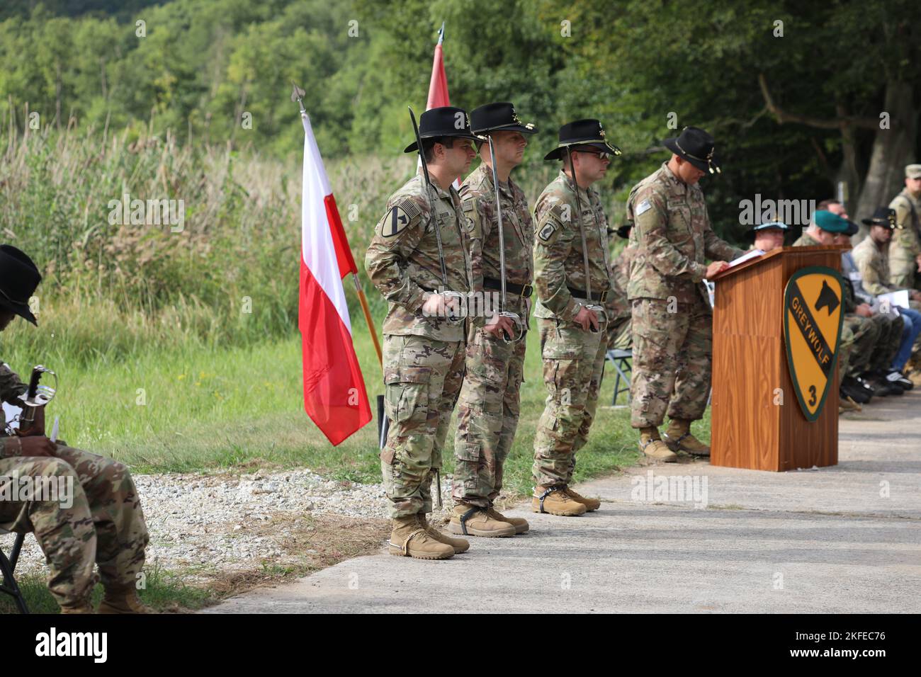 U.S. Army Col. John B. Gilliam, commander of 3rd Armored Brigade Combat ...