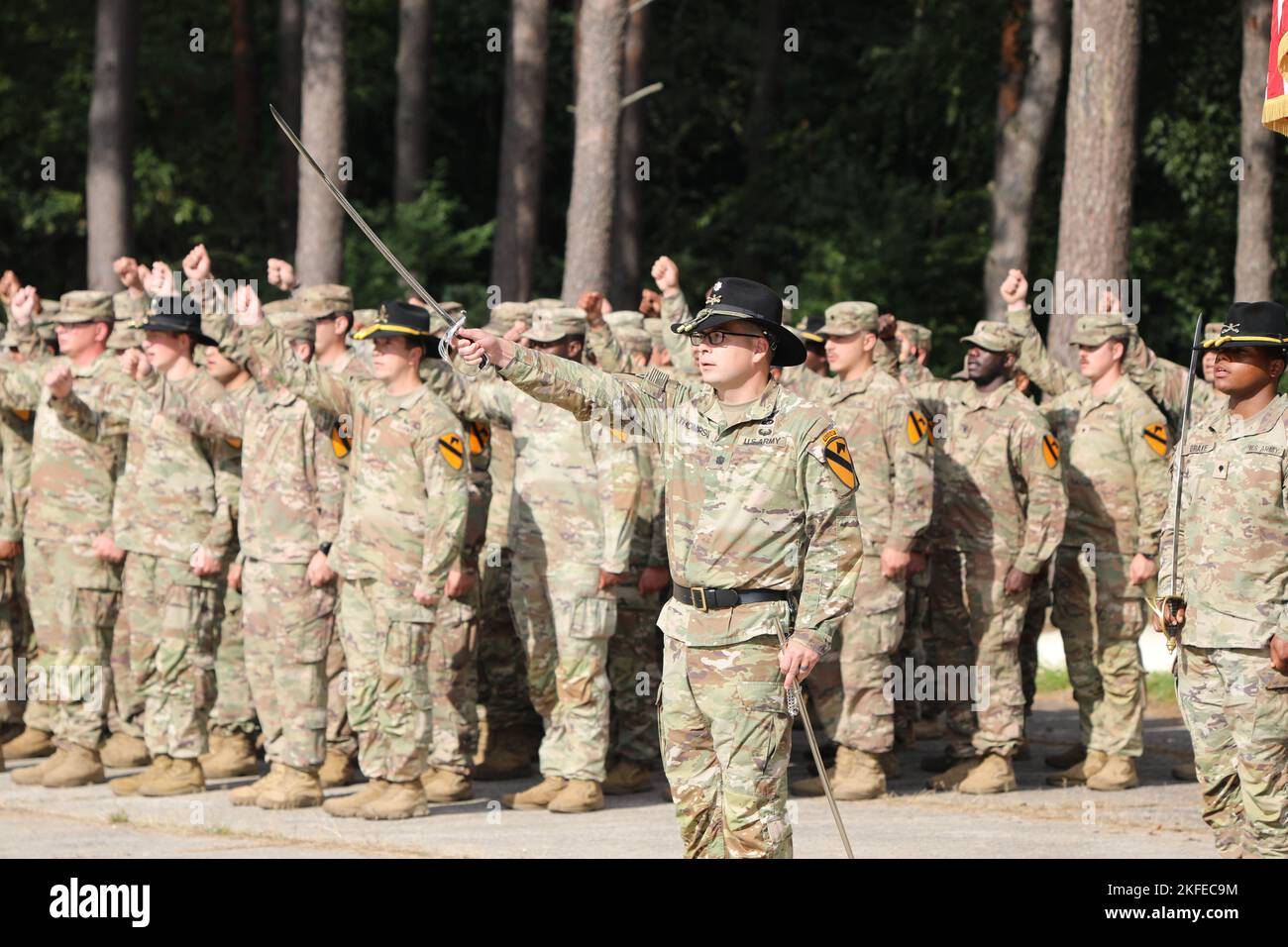 U.S. Army Lt. Col. Levi Thompson, commander of 6-9 Cavalry Regiment ...