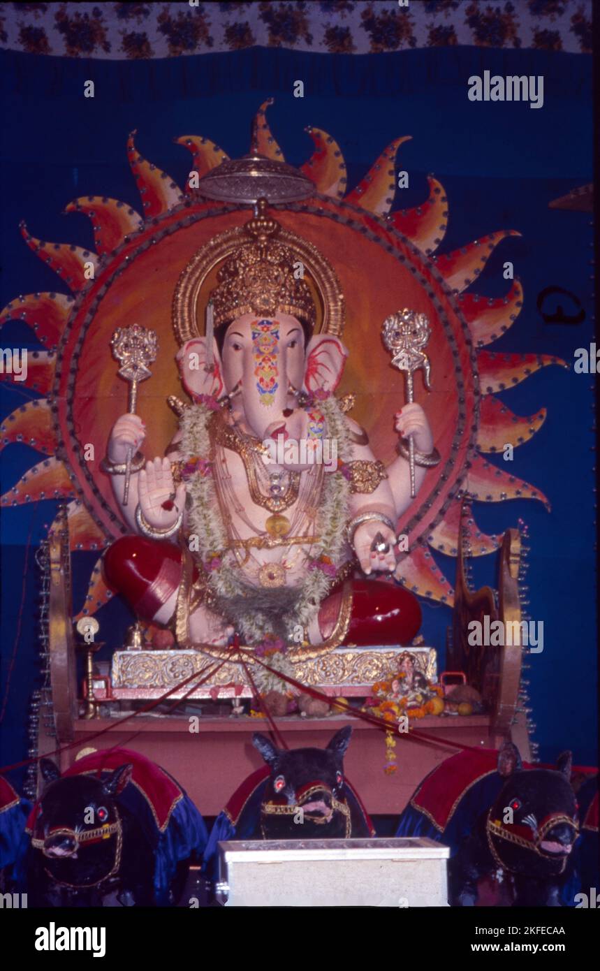 Ganesh Idol / Ganesh Festival:- Is a Hindu festival commemorating the ...