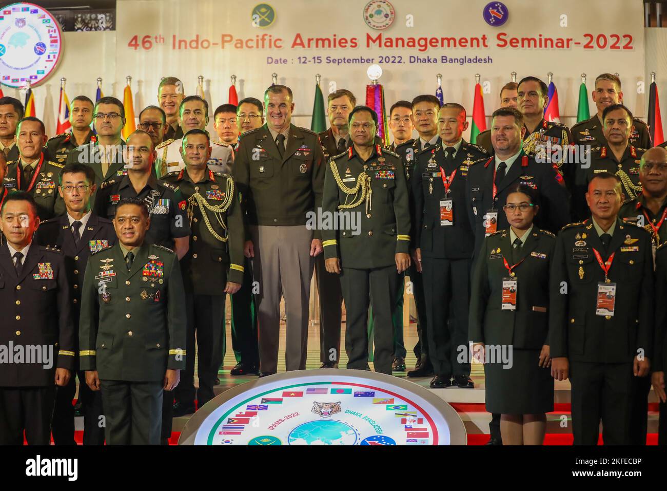 U.S. Army Pacific Commanding General, Gen. Charles A. Flynn, stands ...