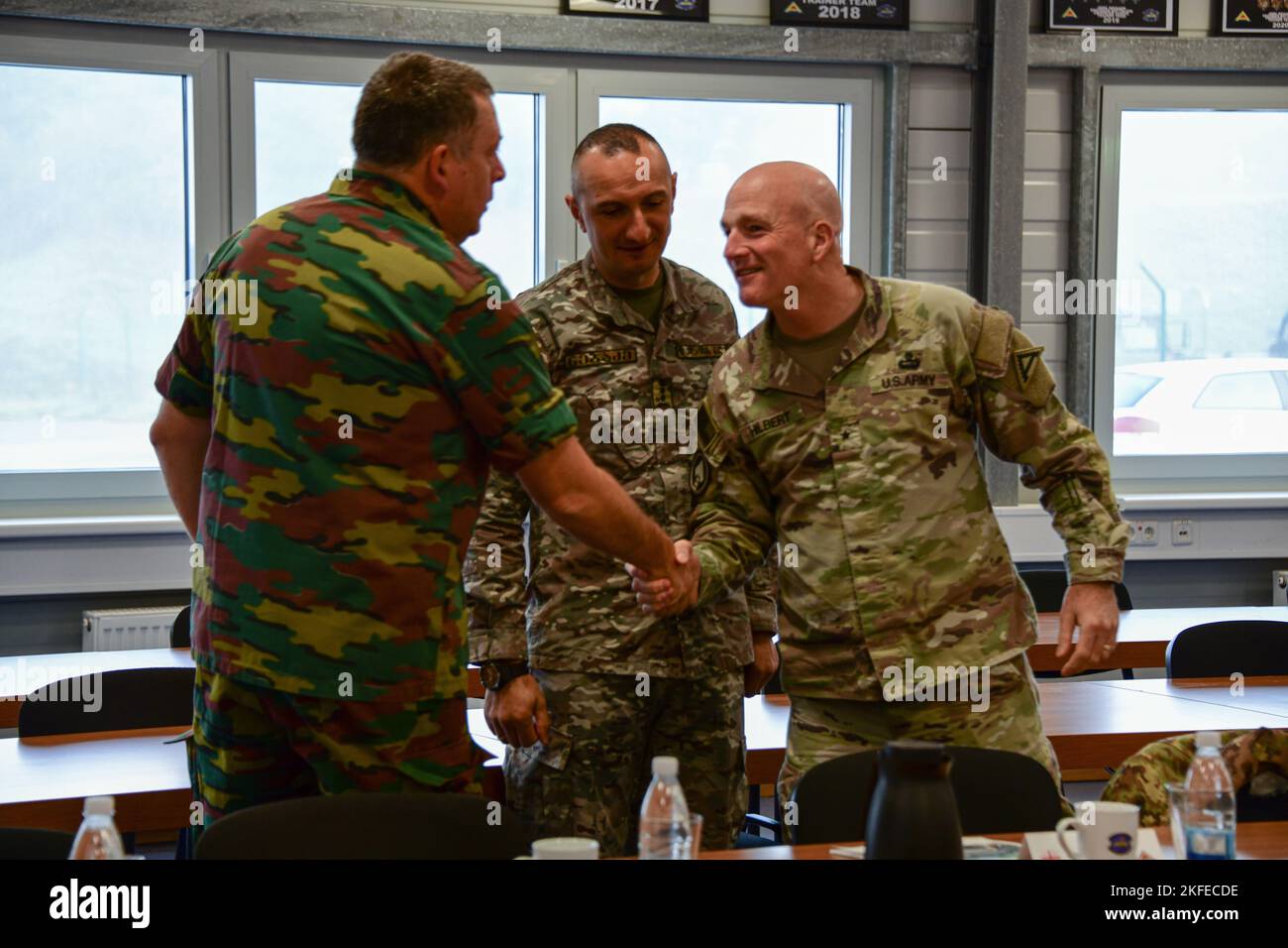 U.S. Army Brig. Gen. Joseph E. Hilbert, Commanding General for the 7th ...