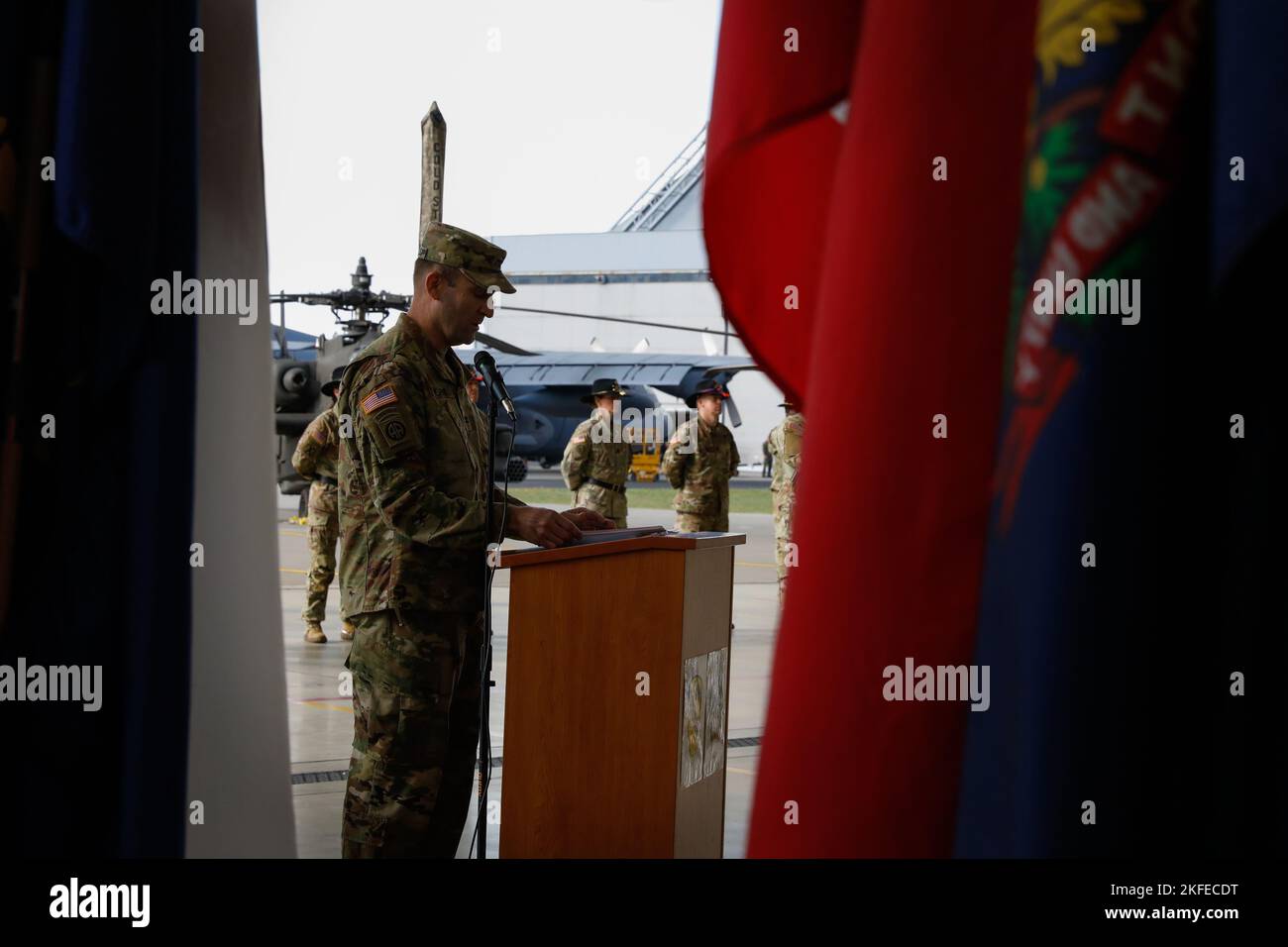 U.S. Army Col. John A. Morris III, commander of the Combat Aviation ...