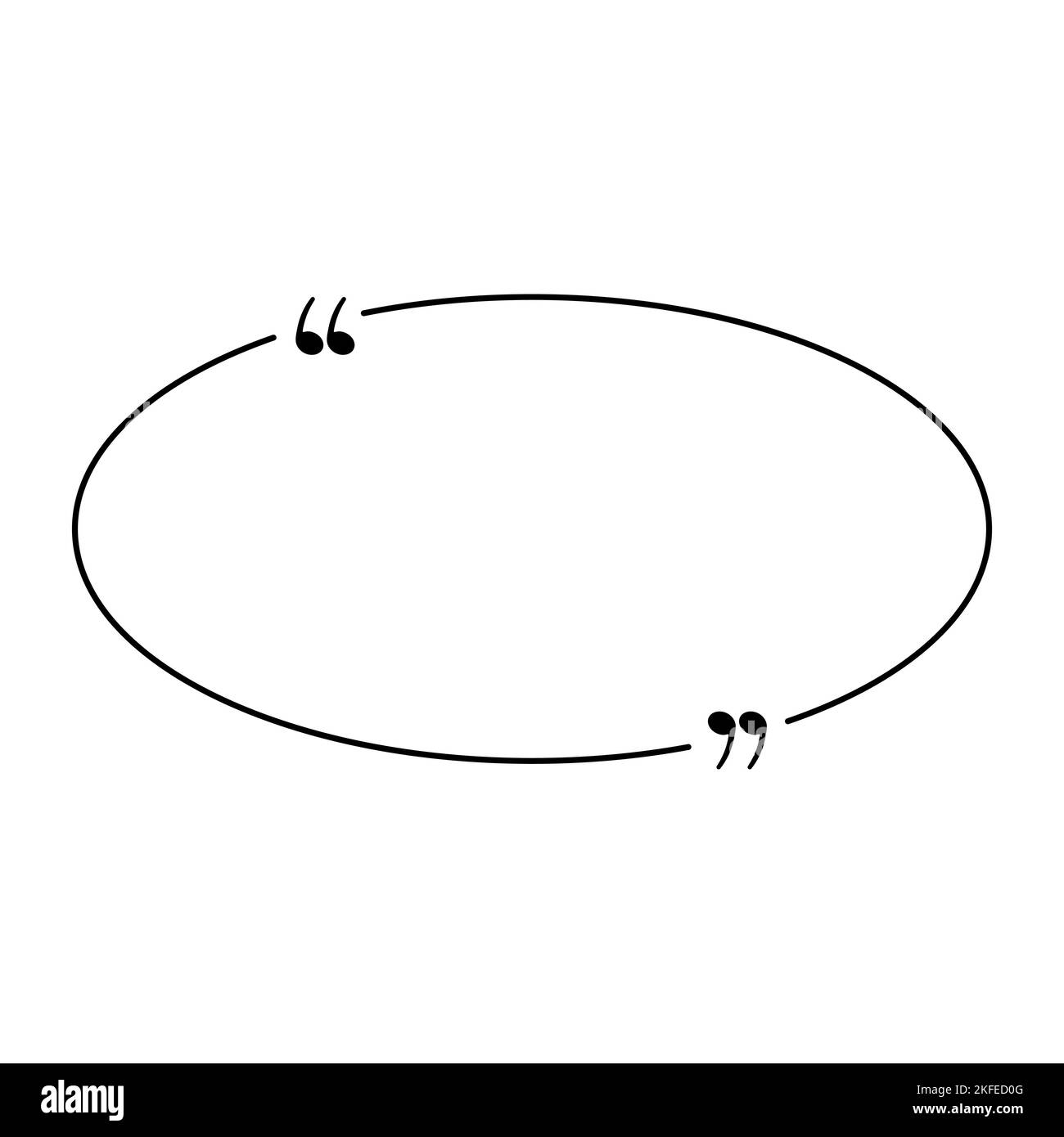 Dialog frames with quotation marks set Stock Vector Image & Art - Alamy