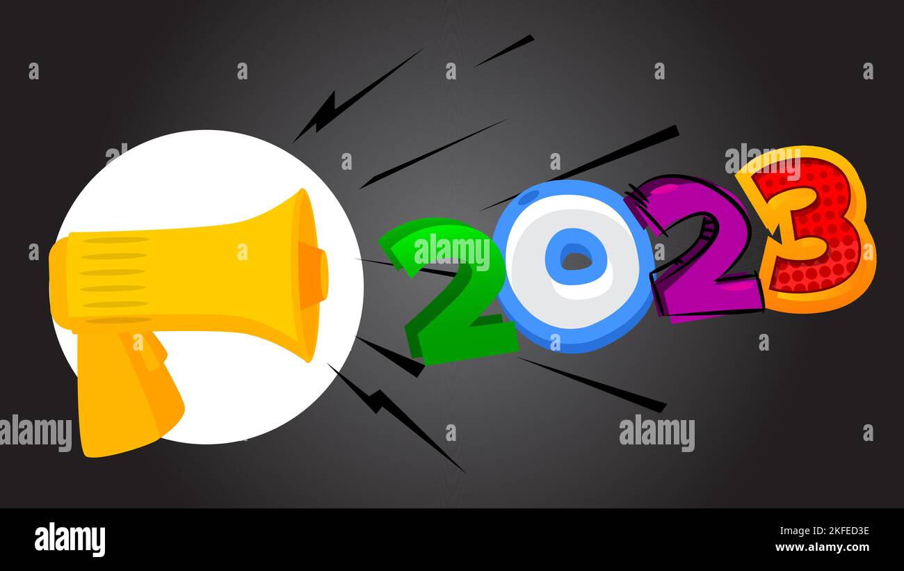2023 advertisement Stock Vector Images - Alamy