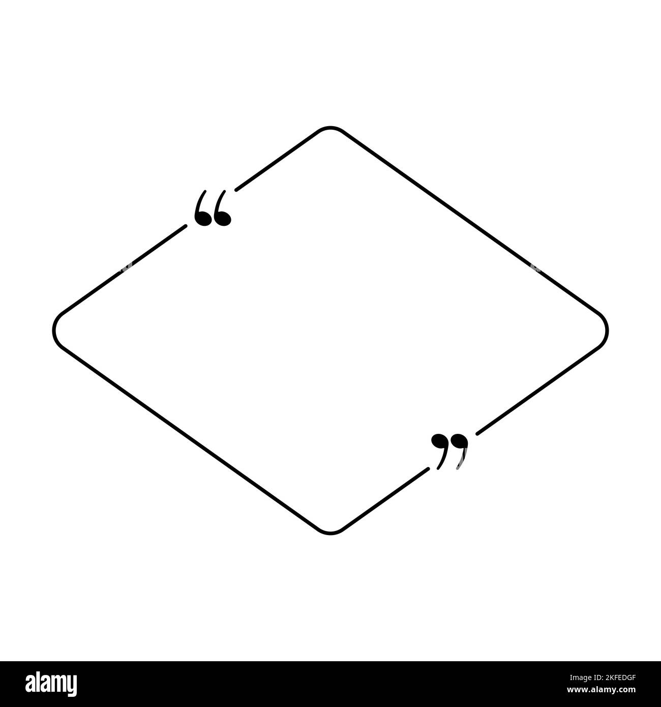 Dialog frames with quotation marks set Stock Vector Image & Art - Alamy