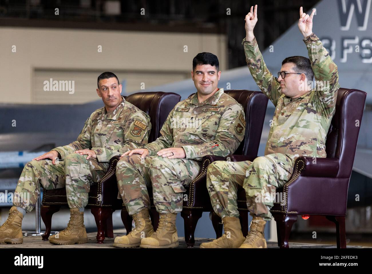 U.S. Air Force Maj. Christopher Alfonso, incoming 14th Fighter ...
