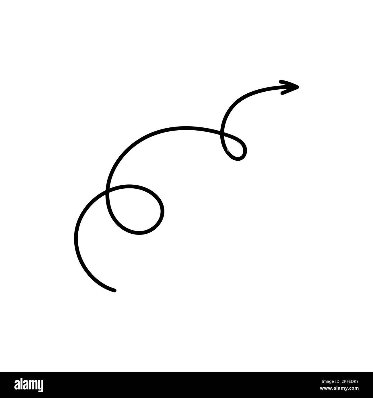 Black writhing and twisting arrows icon set Stock Vector Image & Art ...