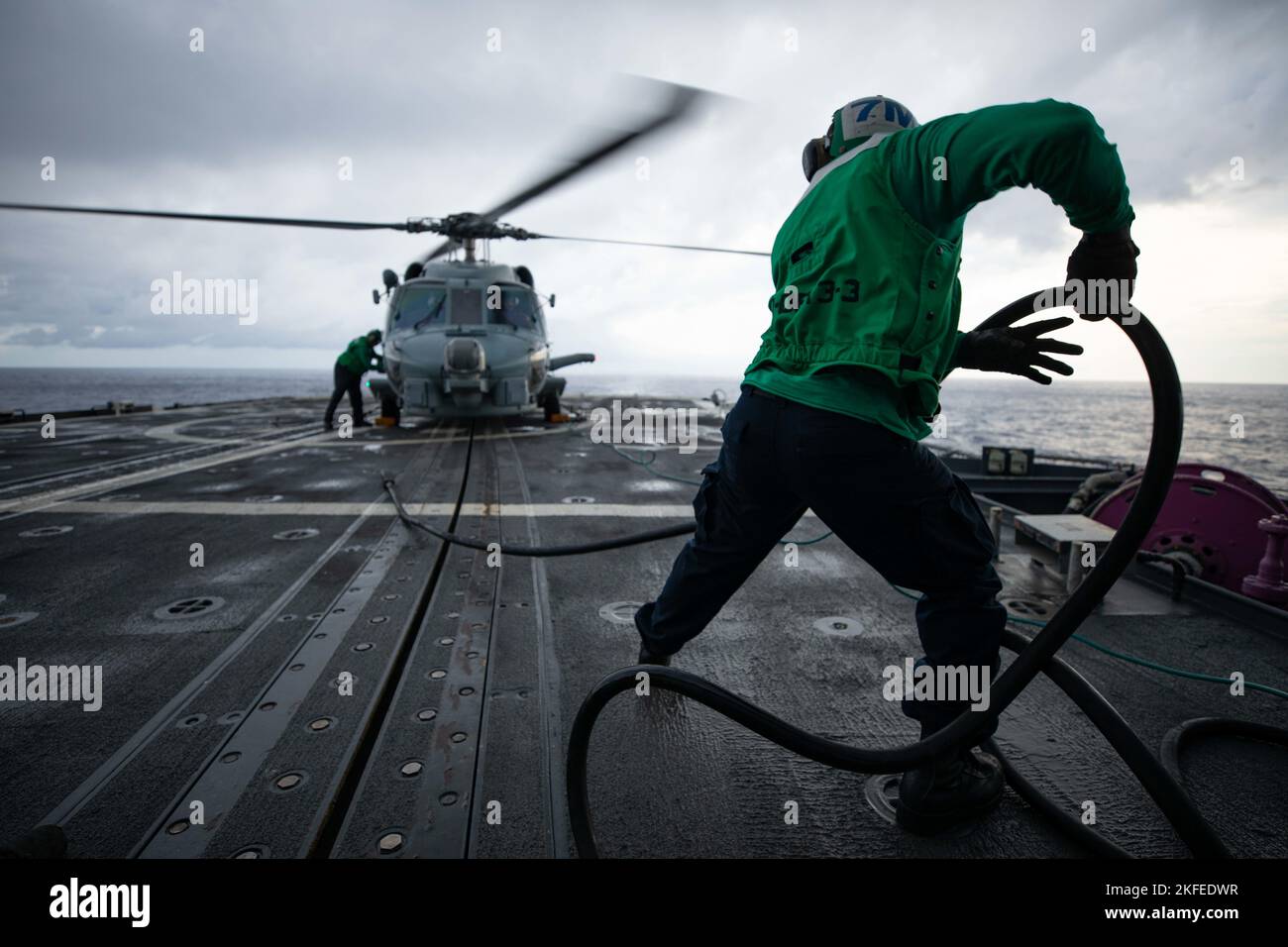 220912-N-LK647-0141 ATLANTIC OCEAN (Sept. 12, 2022) Aviation Structural ...