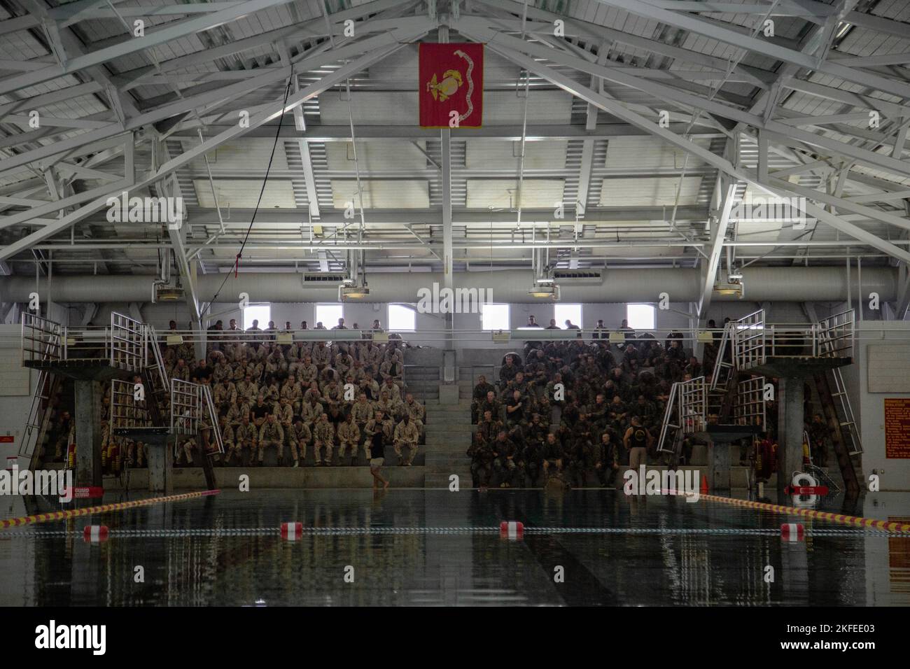 U.S. Marine Corps recruits with Hotel Company, 2nd Recruit Training ...