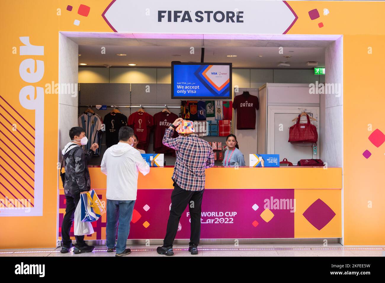 Doha City, Qatar, 17 November, 2022. Visit the Main Media Centre (MMC ...