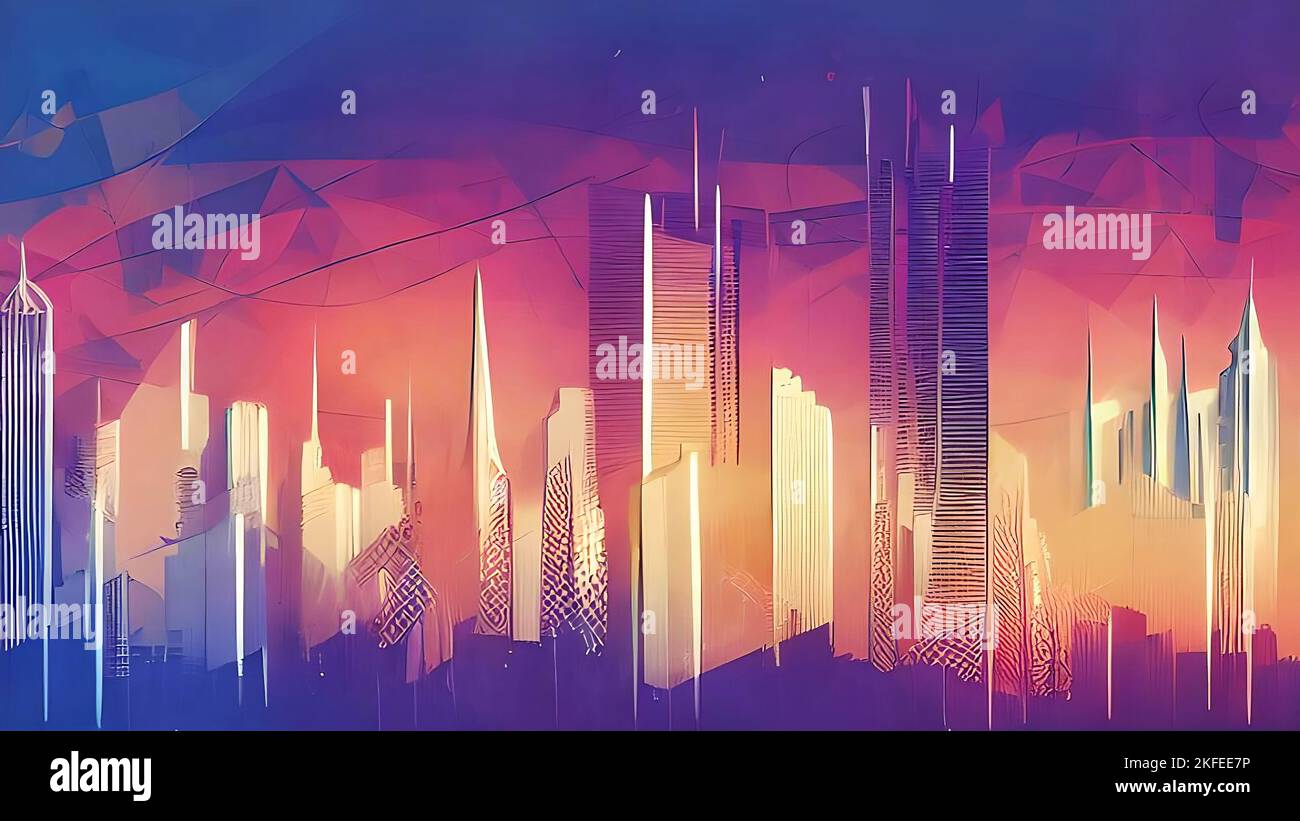 Skyscraper drawing hi-res stock photography and images - Alamy