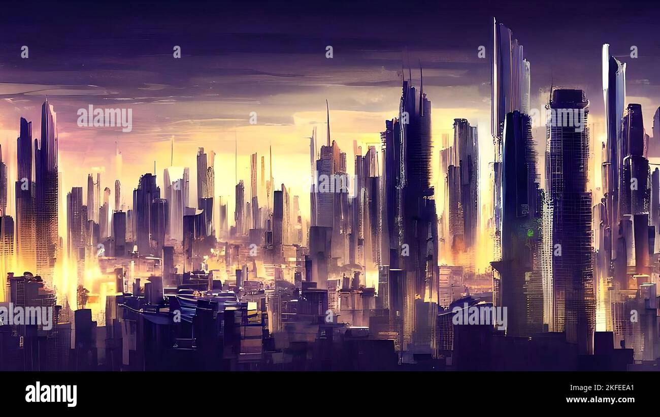 Skyscraper drawing hi-res stock photography and images - Alamy