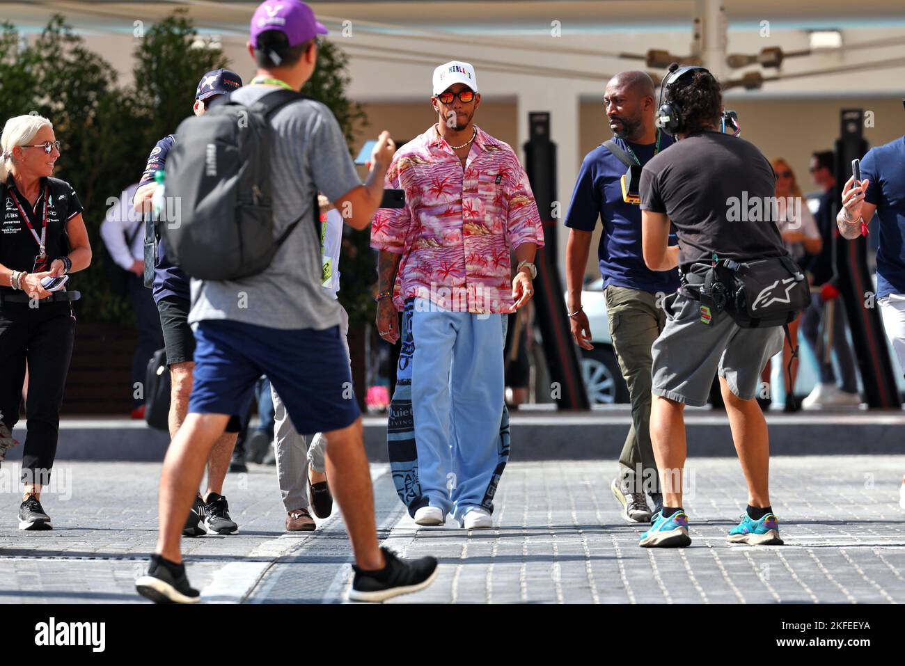 Abu Dhabi, UAE. 18/11/2022, Lewis Hamilton (GBR) Mercedes AMG F1. Abu ...