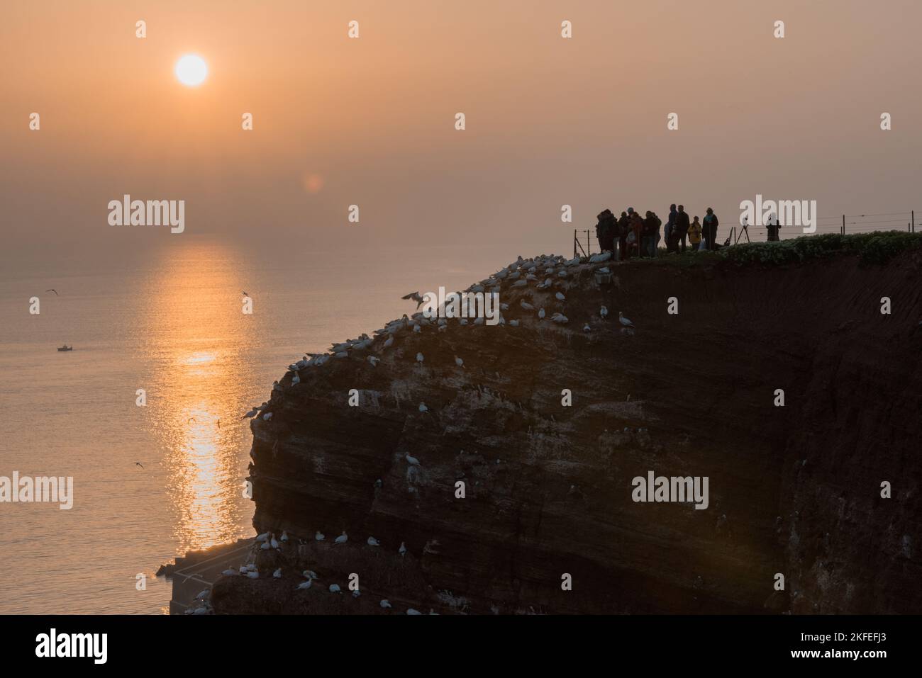 On the stable rock we stand while the earth turns and the sun sets ...