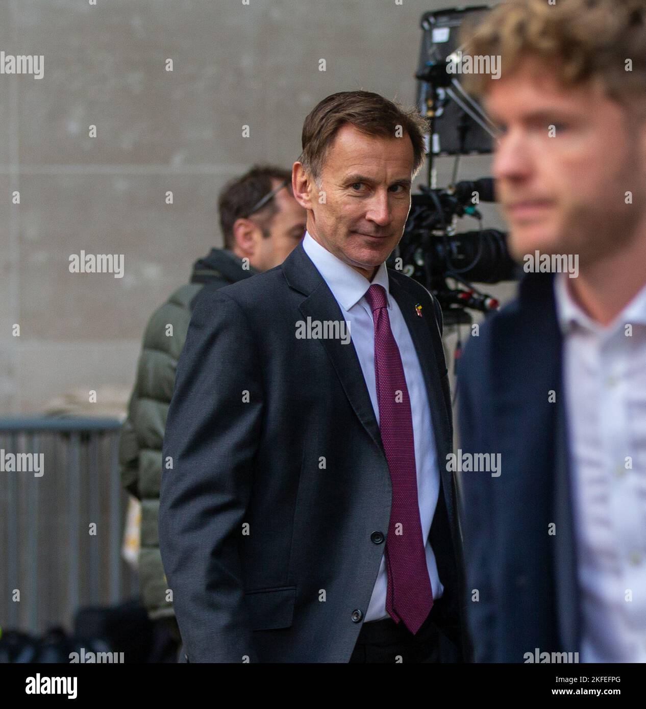 London, England, UK. 18th Nov, 2022. Chancellor of the Exchequer JEREMY ...