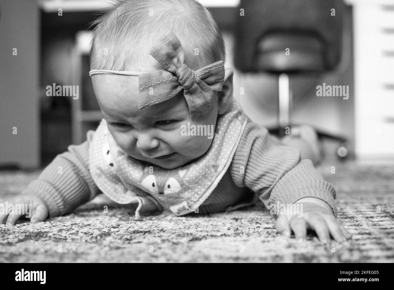 Child fussy Black and White Stock Photos & Images - Alamy