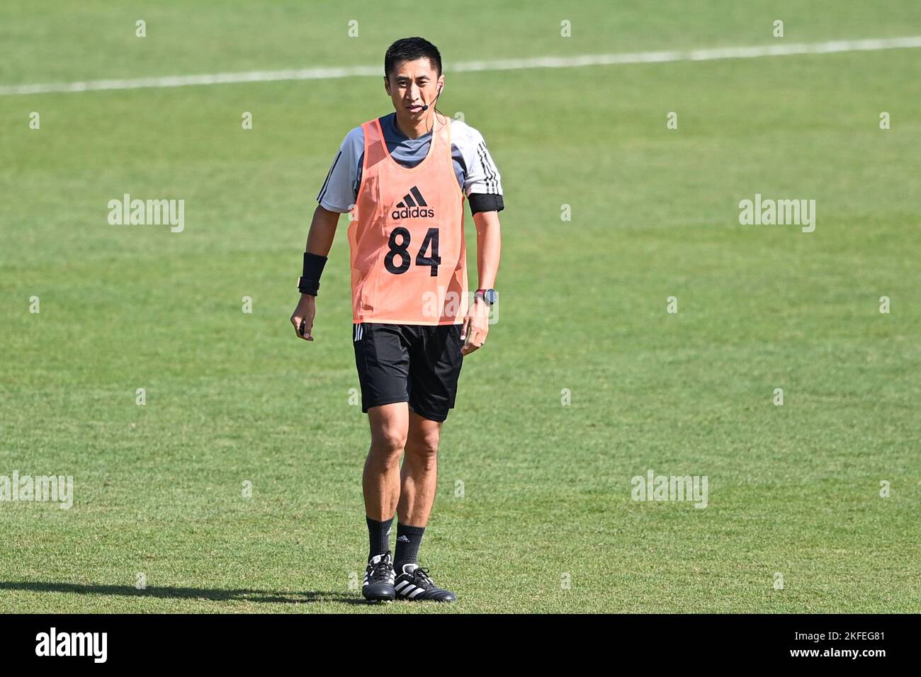 Doha City, Qatar, 18 November, 2022. The 2022 FIFA World Cup referees ...