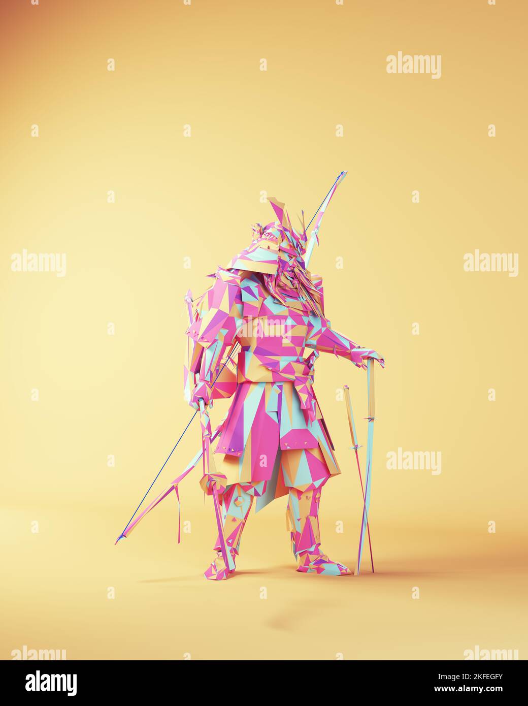 Samurai warrior illustration hi-res stock photography and images - Alamy