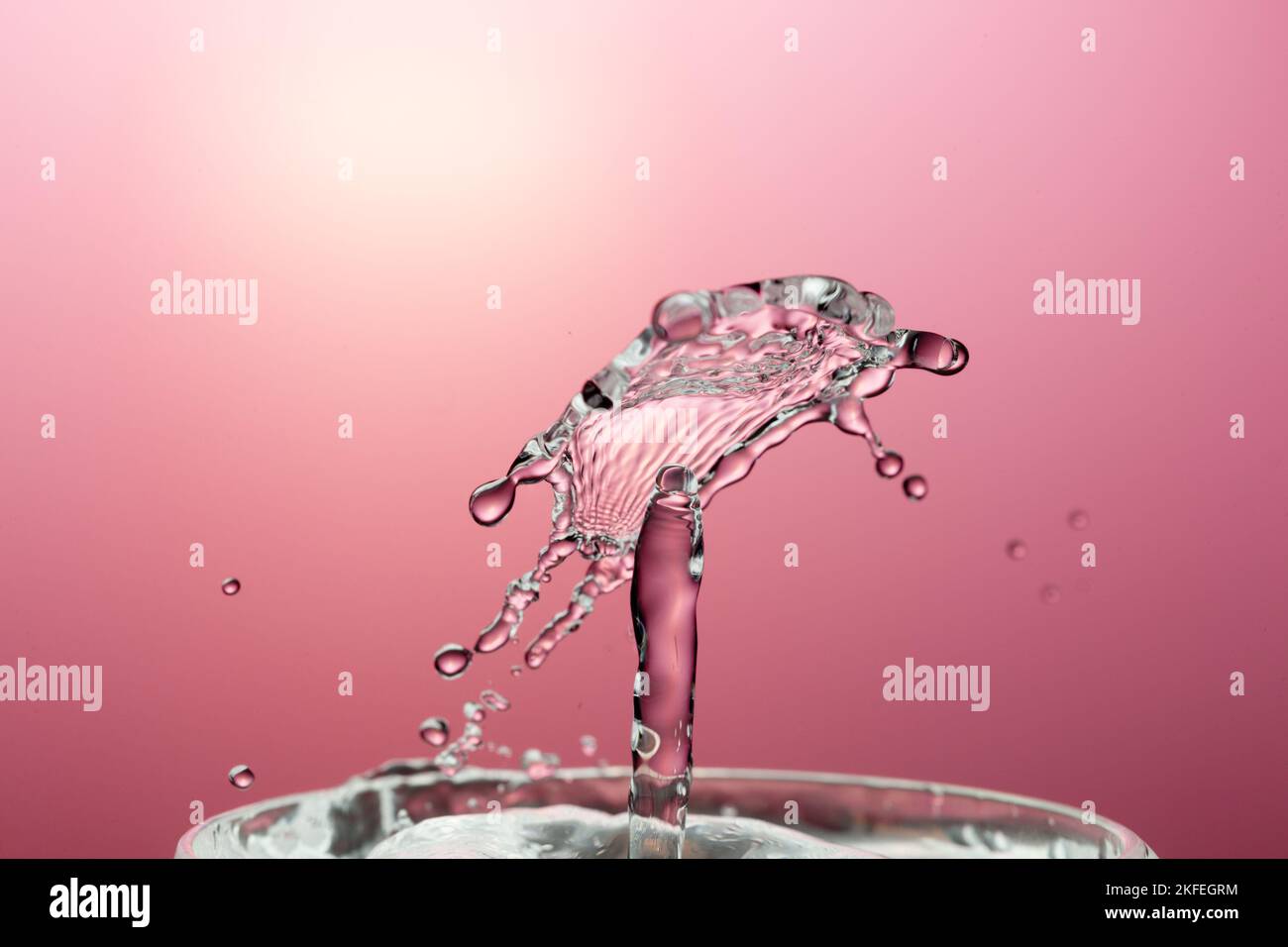 Water Drop with Ripples on water surface Stock Photo - Alamy