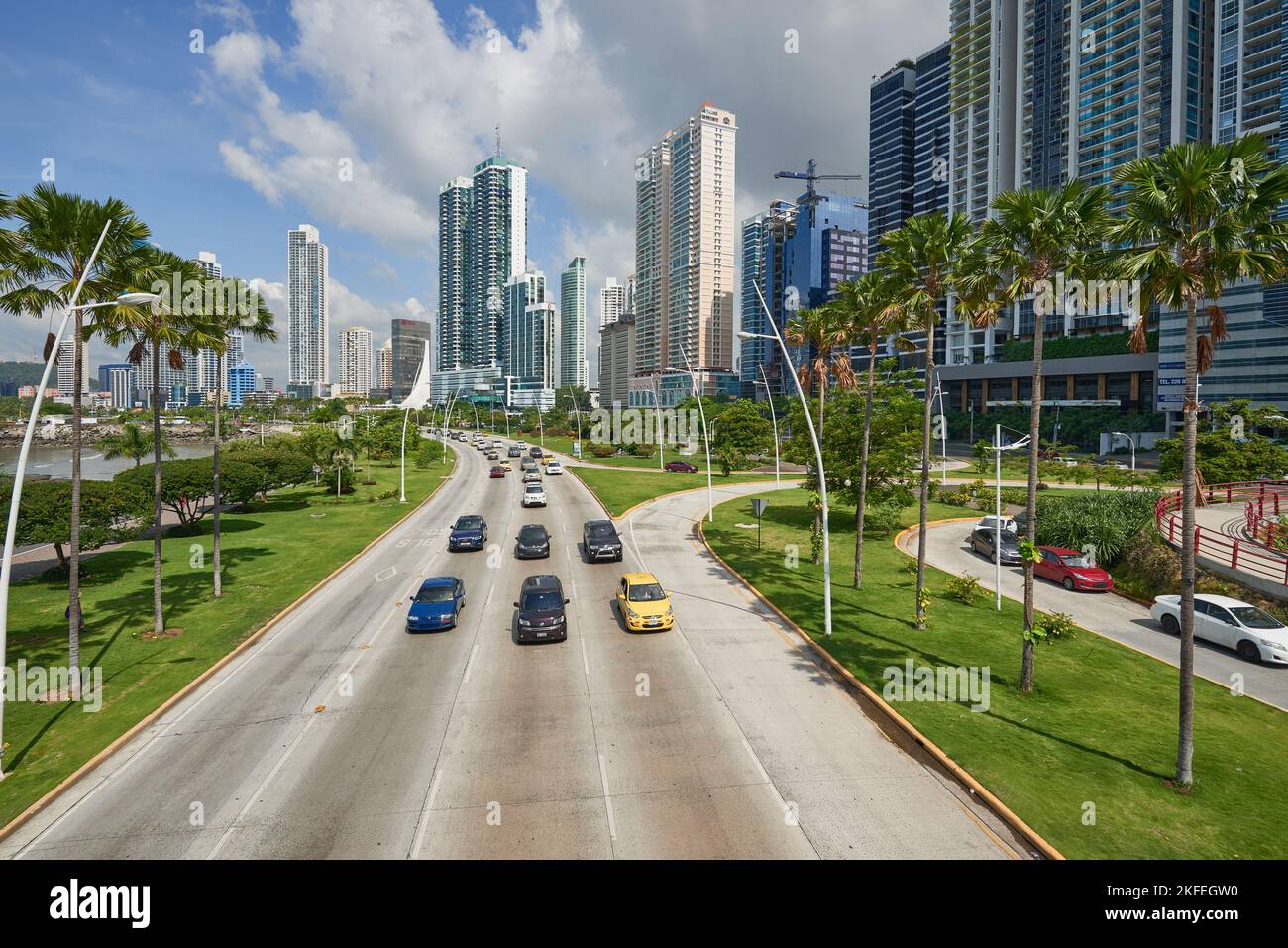 Cinta Costera, Panama City, Republic of Panama, Central America ...