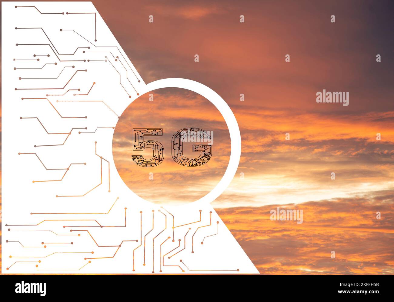 The concept of stepping into 5G communication system Stock Photo - Alamy