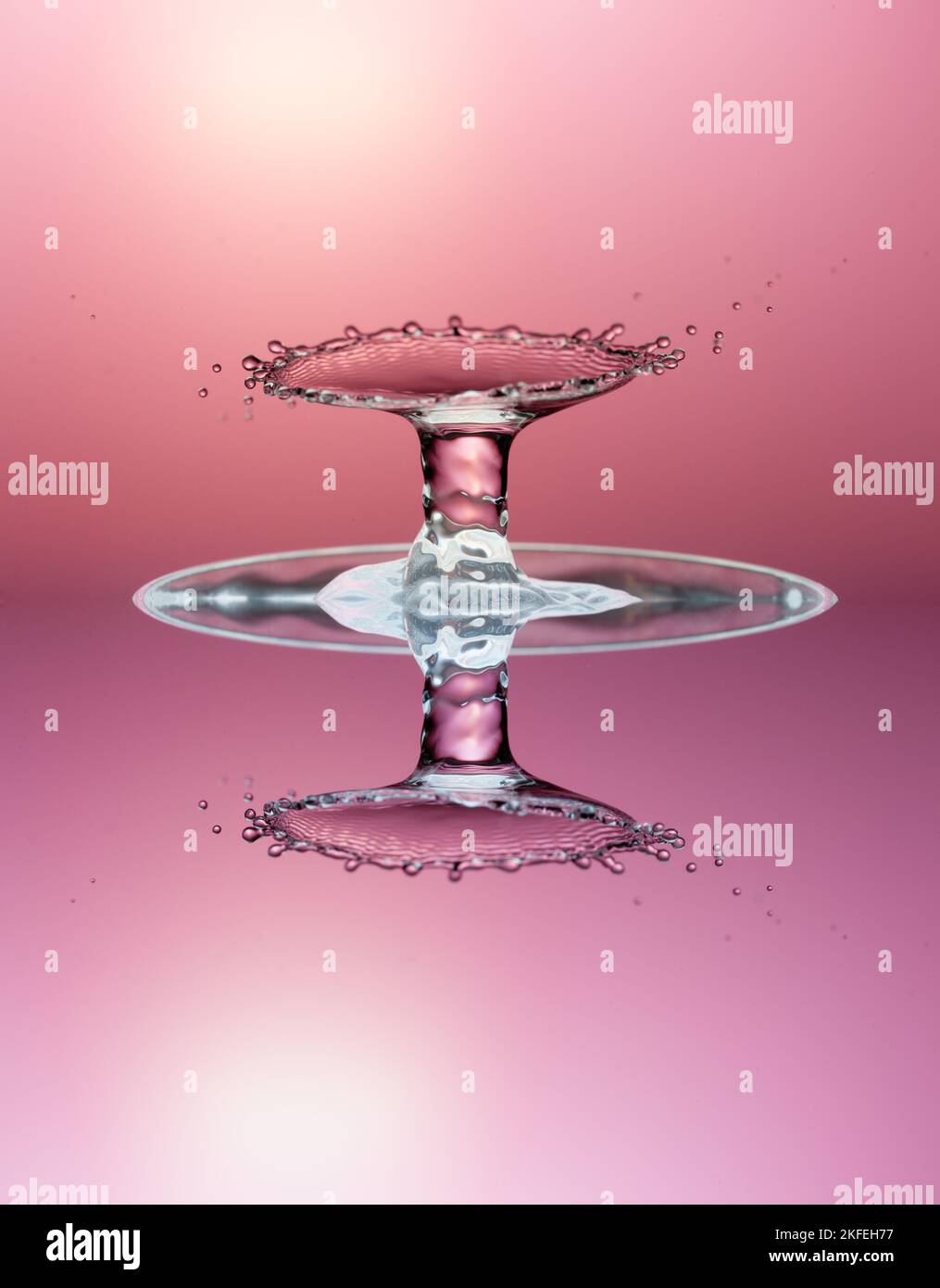 Water Drop with Ripples on water surface Stock Photo - Alamy