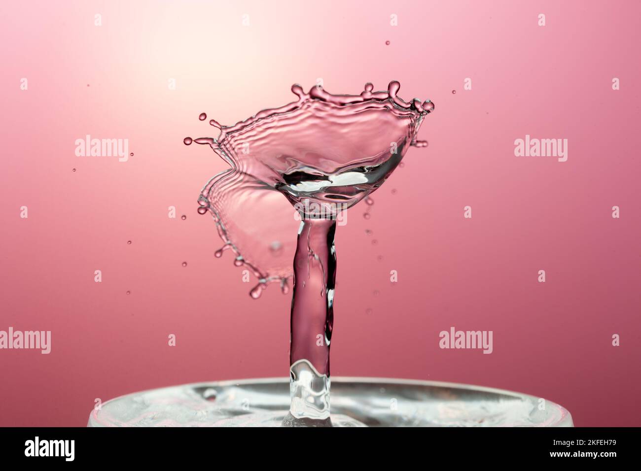 Water Drop with Ripples on water surface Stock Photo - Alamy