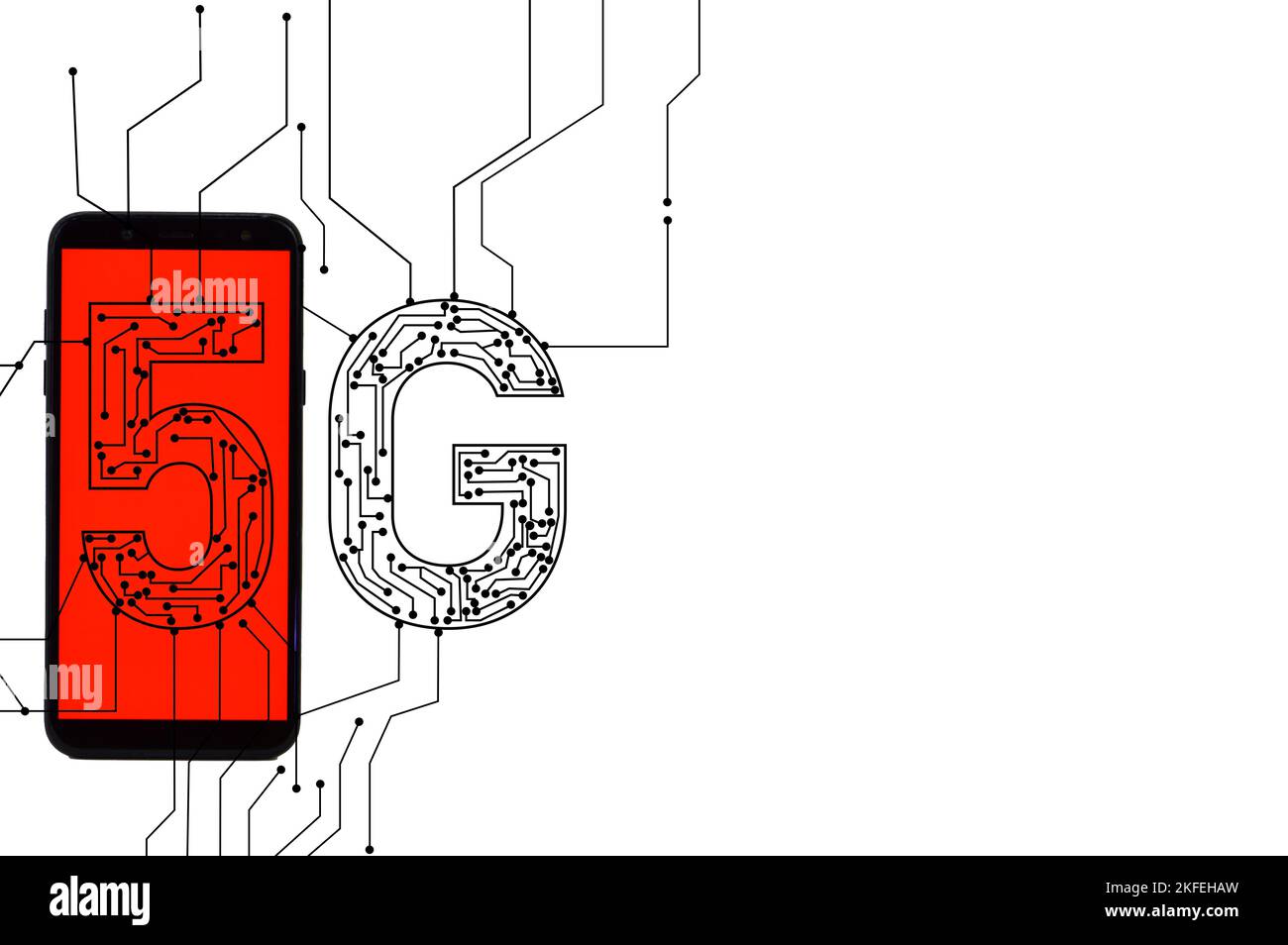 The concept of stepping into 5G communication system Stock Photo - Alamy
