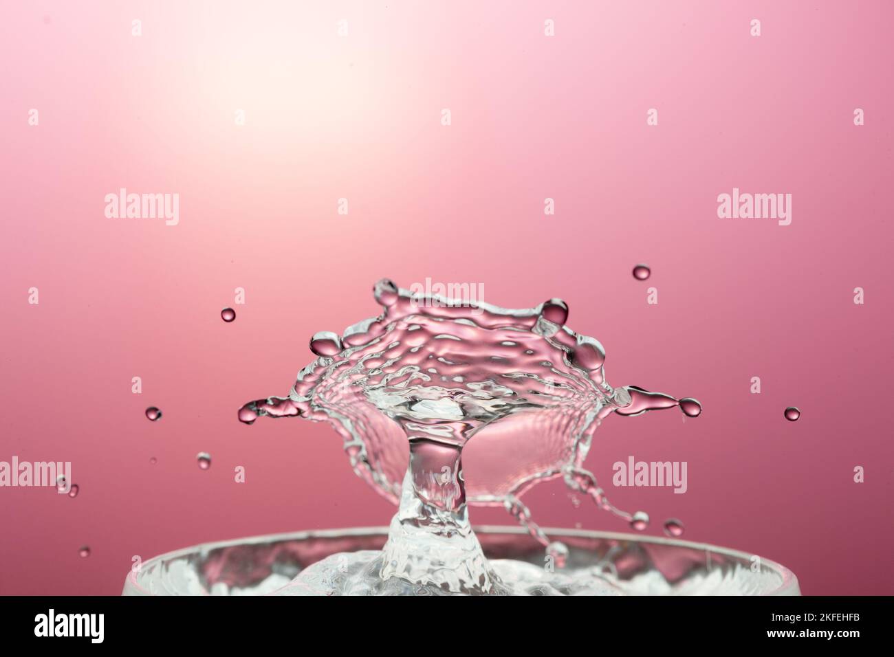 Water Drop with Ripples on water surface Stock Photo - Alamy
