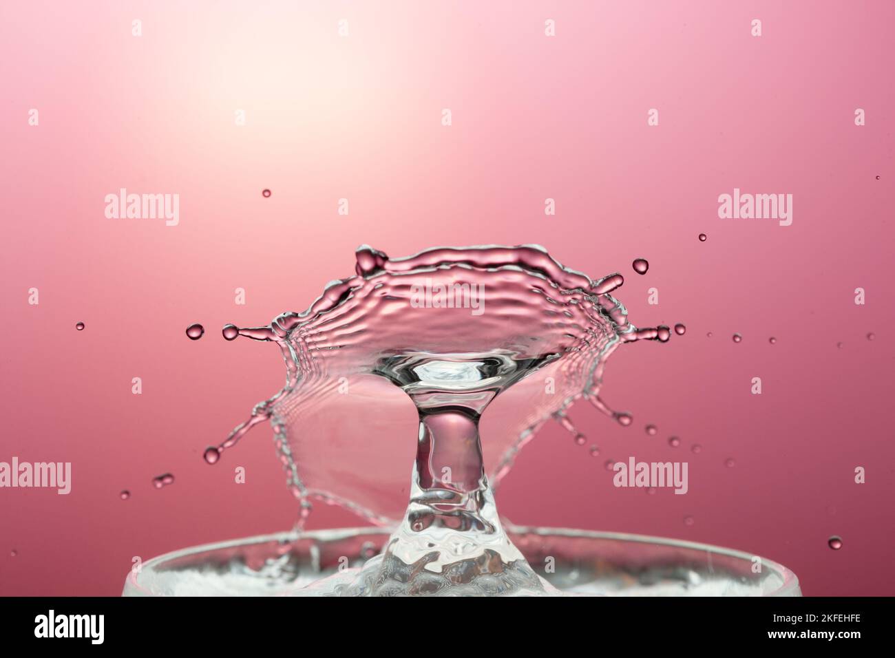 Water Drop with Ripples on water surface Stock Photo - Alamy