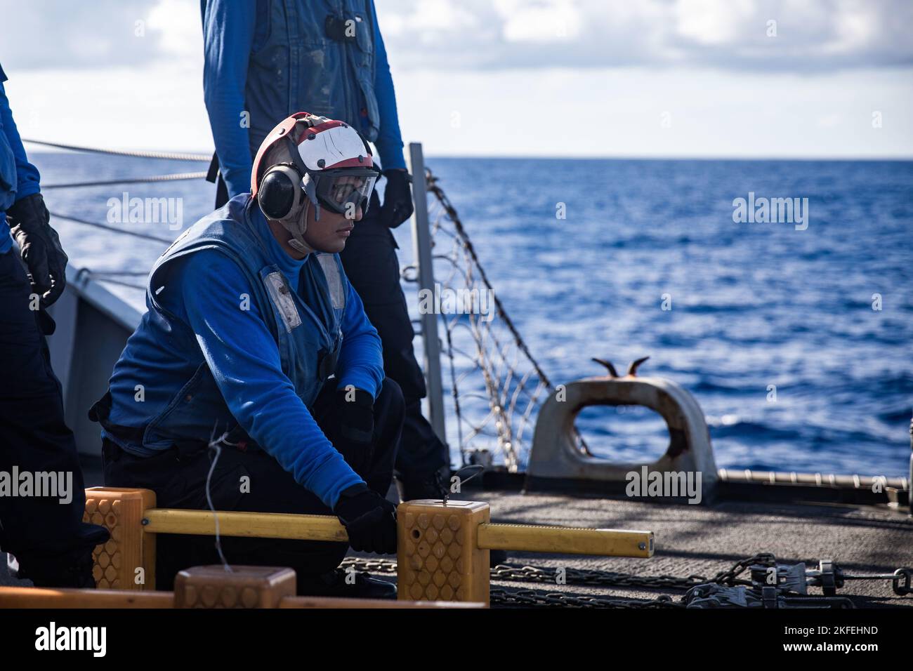 220912-N-NQ285-1247 ATLANTIC OCEAN (Sept. 12, 2022) Seaman Edgar ...