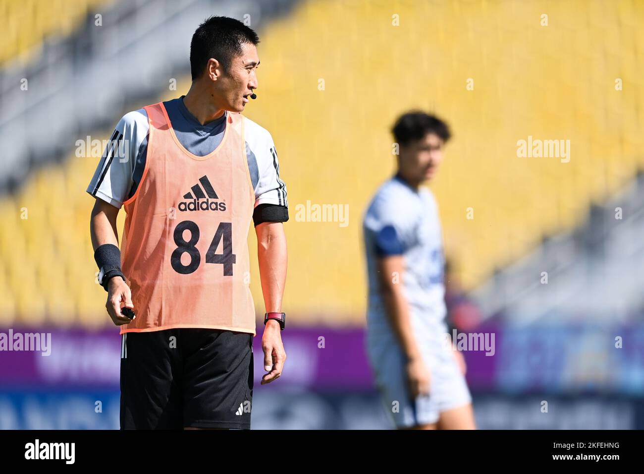 Doha City, Qatar, 18 November, 2022. The 2022 FIFA World Cup referees ...