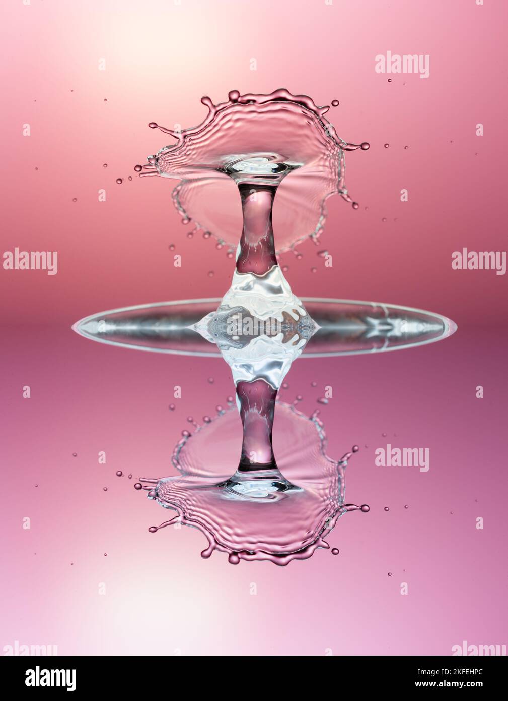 Water Drop with Ripples on water surface Stock Photo - Alamy