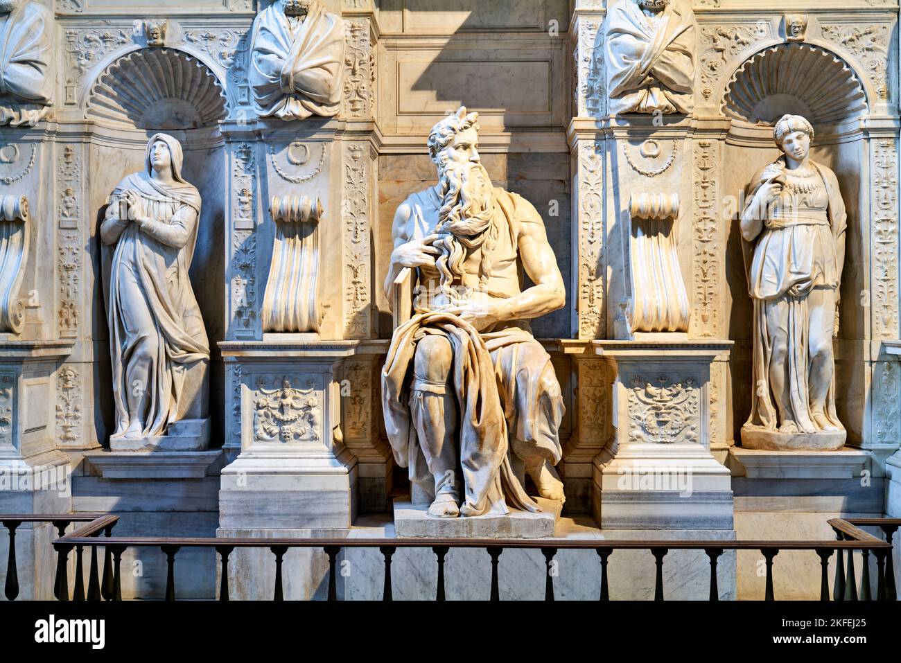 Rome Lazio Italy. San Pietro in Vincoli (Saint Peter in Chains). Moses ...