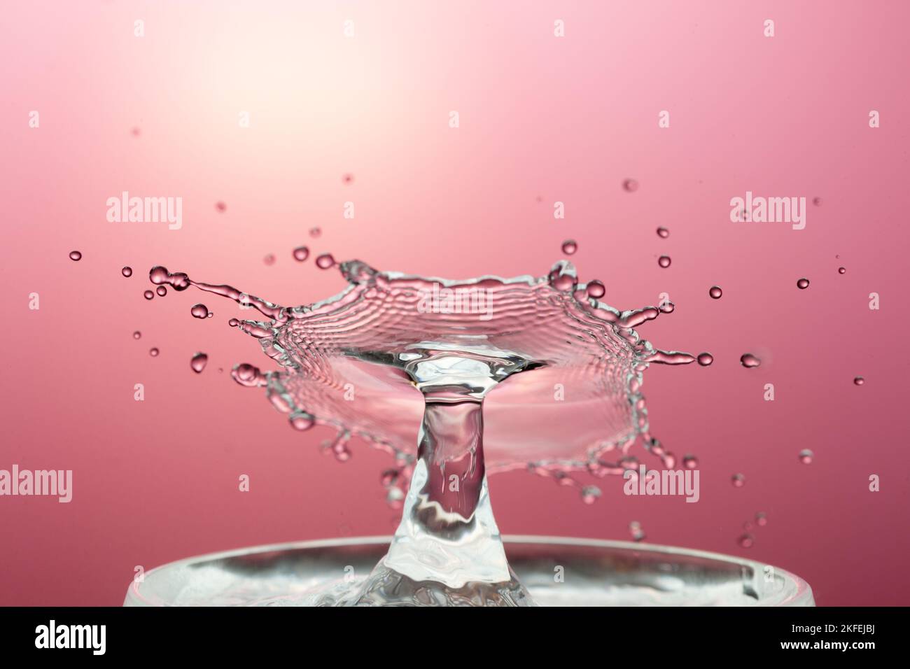 Water Drop with Ripples on water surface Stock Photo - Alamy