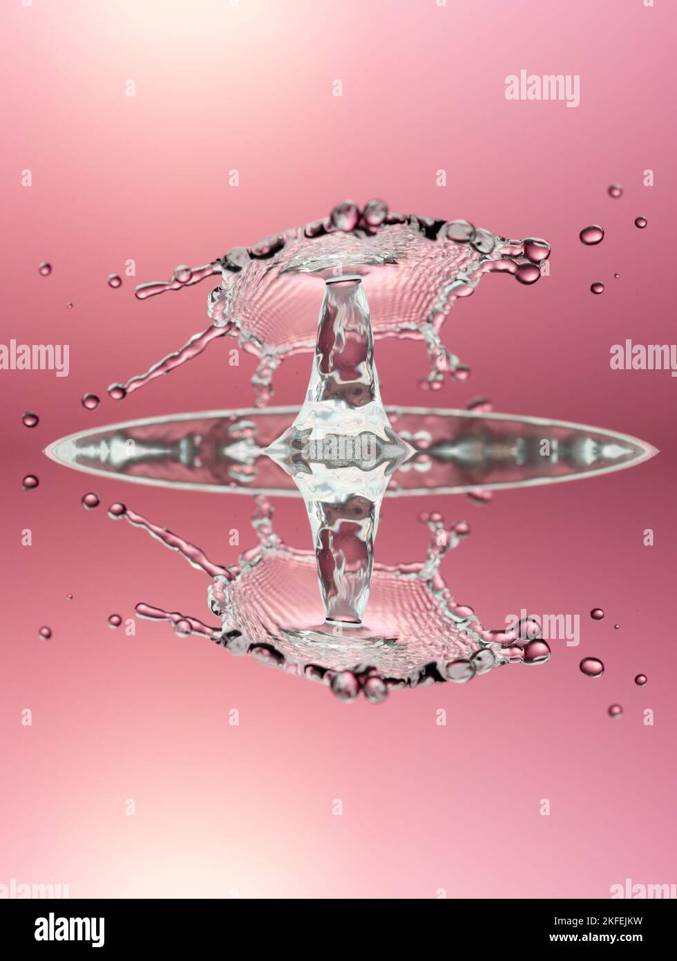Water Drop with Ripples on water surface Stock Photo - Alamy
