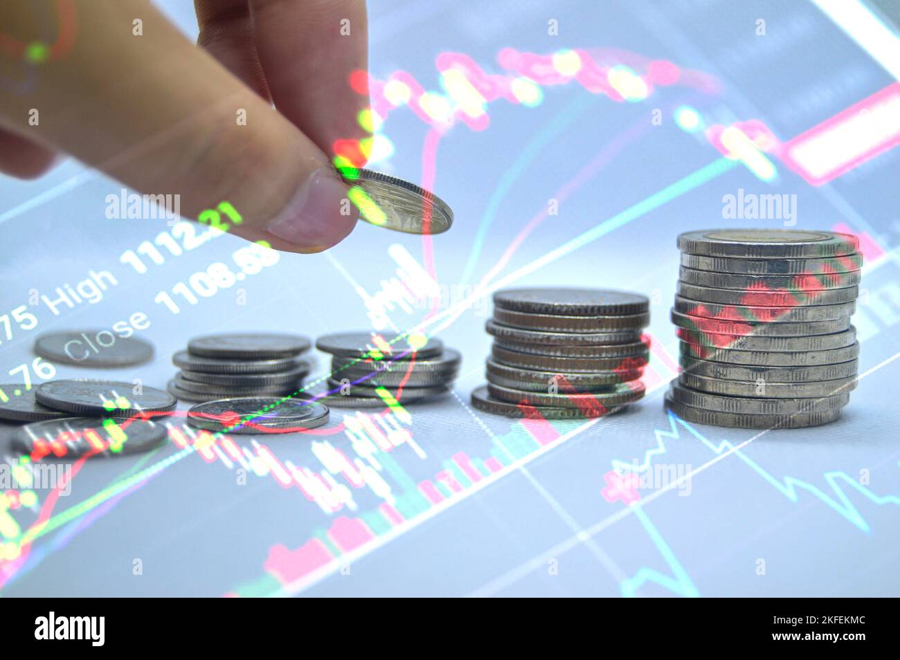 The concept of global finance is highly volatile Stock Photo - Alamy