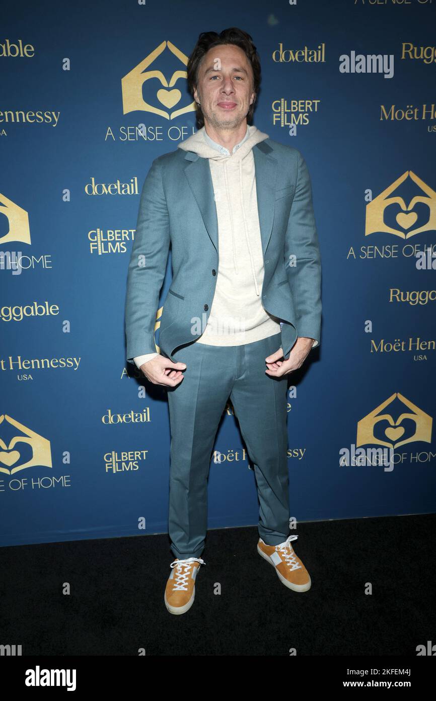 17 November 2022 -Beverly Hills, California - Zach Braff. A Sense of ...