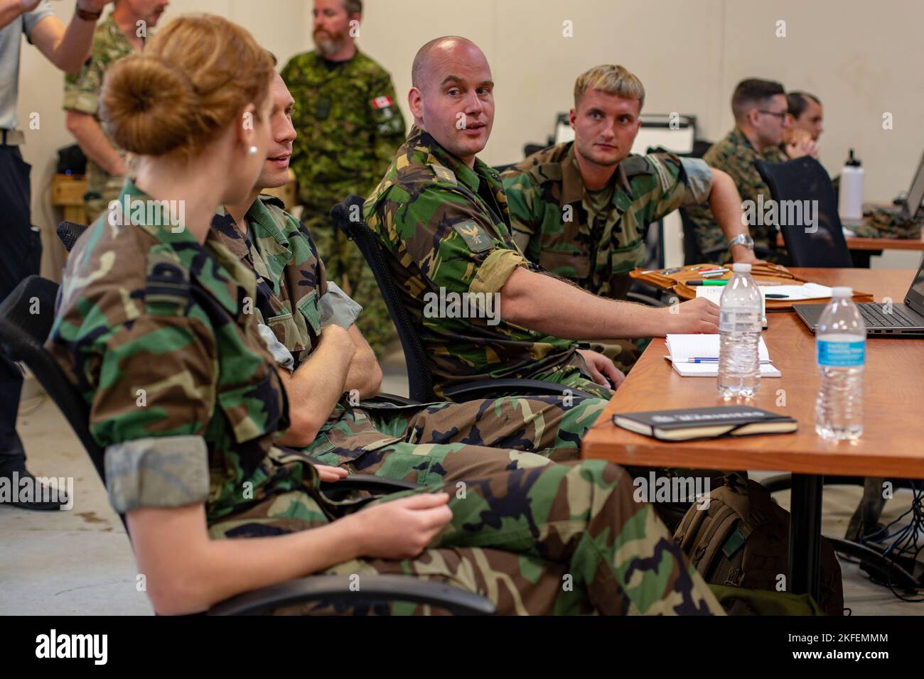 Joint force service members participate with the planning process ...
