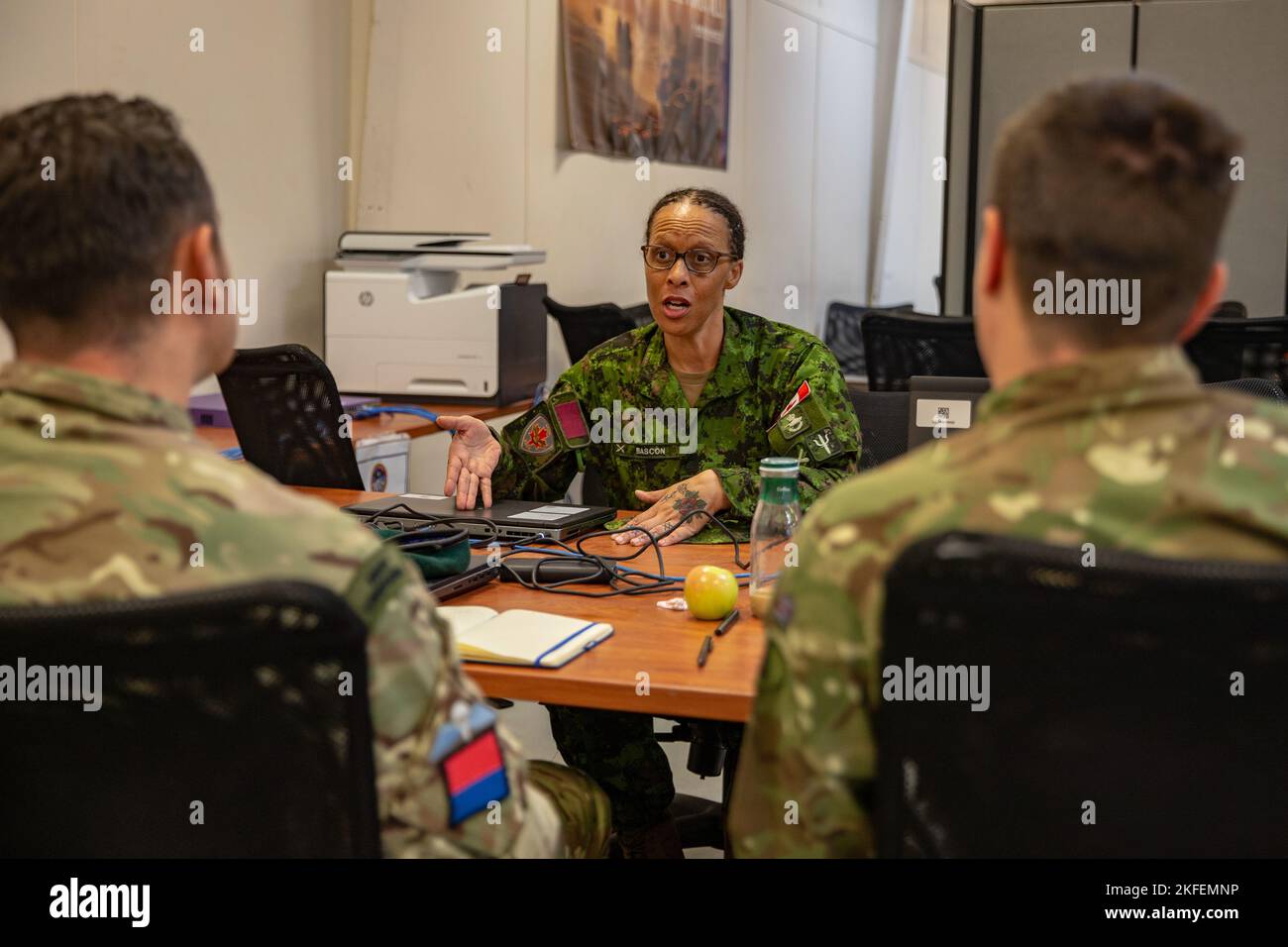 Joint force service members participate with the planning process ...
