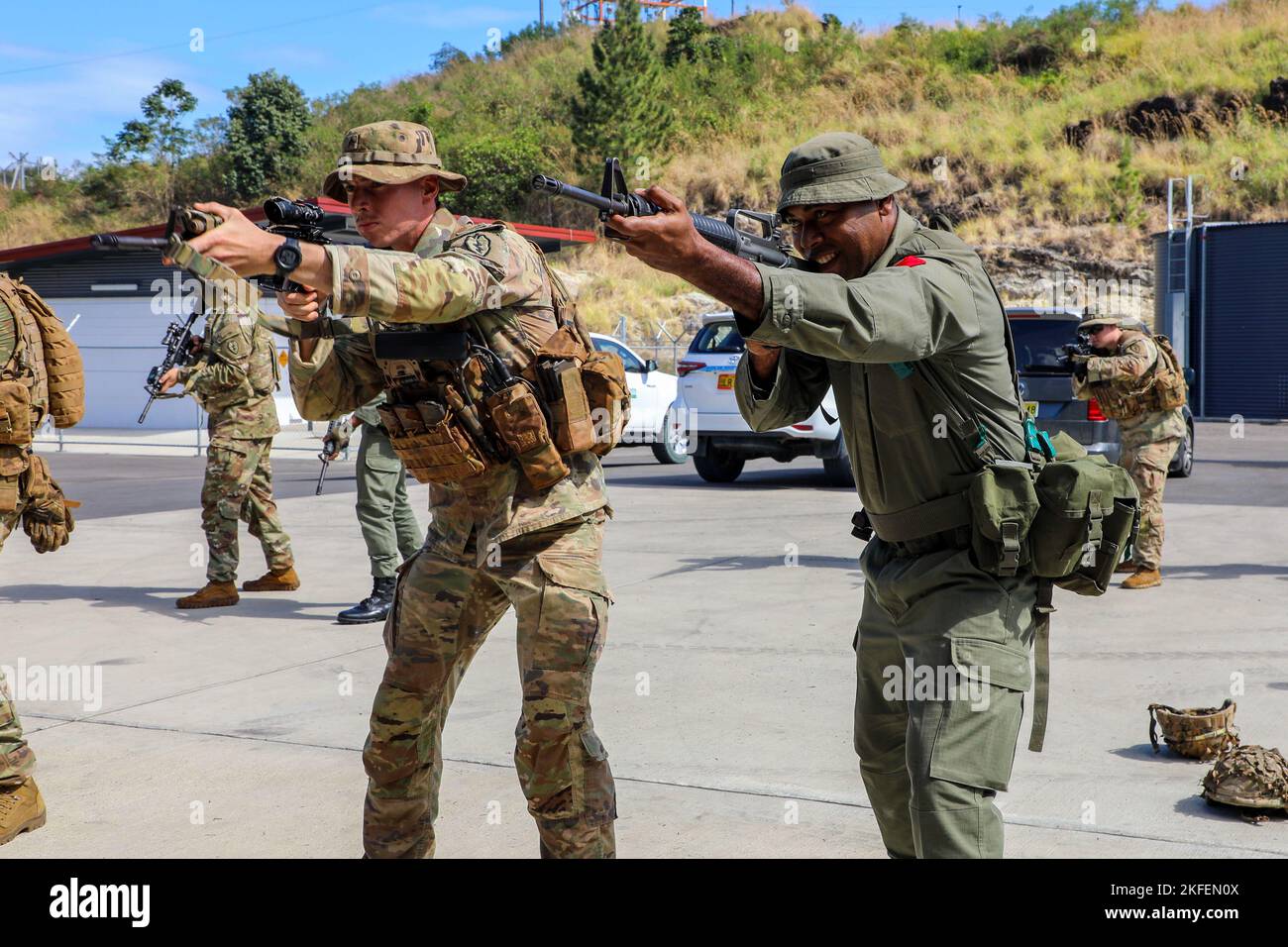 Soldiers assigned to 3rd Infantry Brigade Combat Team, 25th Infantry ...