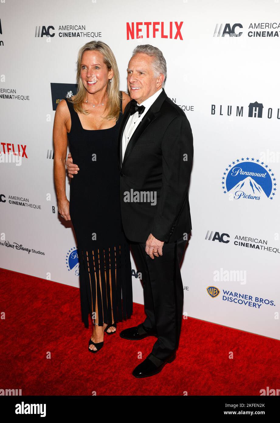 Los Angeles, CA - Nov 17, 2022: Barbara Nash and Mark Badagliacca ...