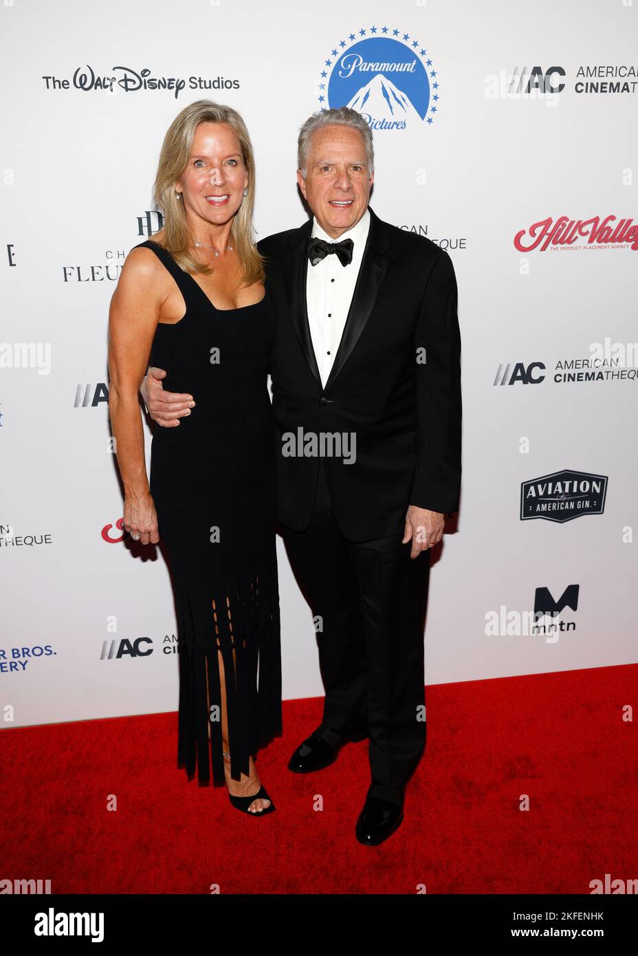 Los Angeles, CA - Nov 17, 2022: Barbara Nash and Mark Badagliacca ...