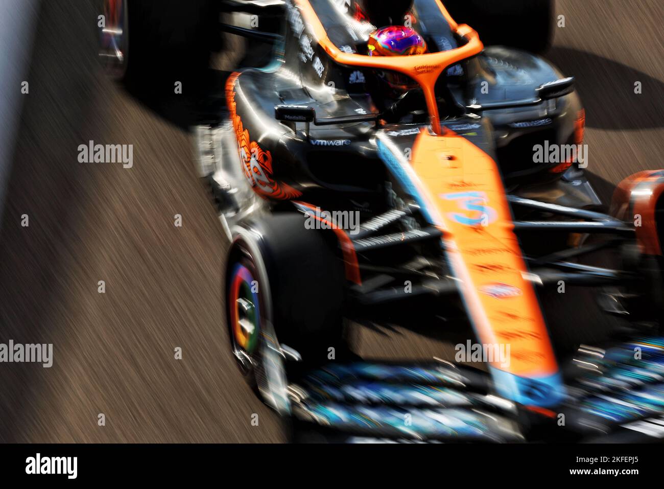 Abu Dhabi, UAE. 18/11/2022, Daniel Ricciardo (AUS) McLaren MCL36. Abu Dhabi Grand Prix, Friday ...