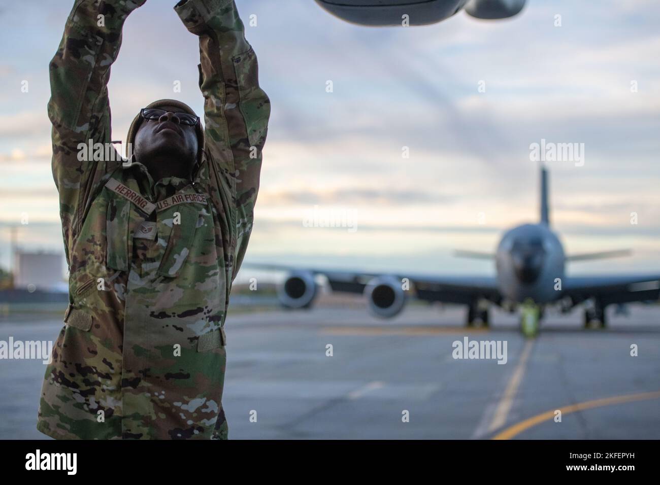 U.S. Air Force Staff Sgt. Isaiah Herring, 92nd Aircraft Maintenance ...