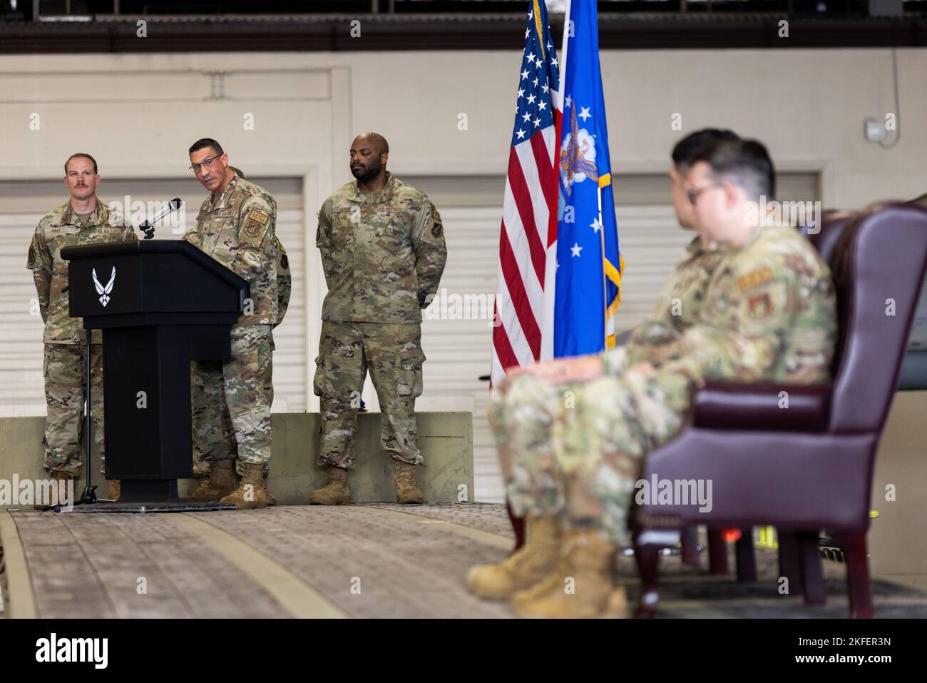 U.S. Air Force Col. Adam Digerolamo, 35th Maintenance Group commander ...
