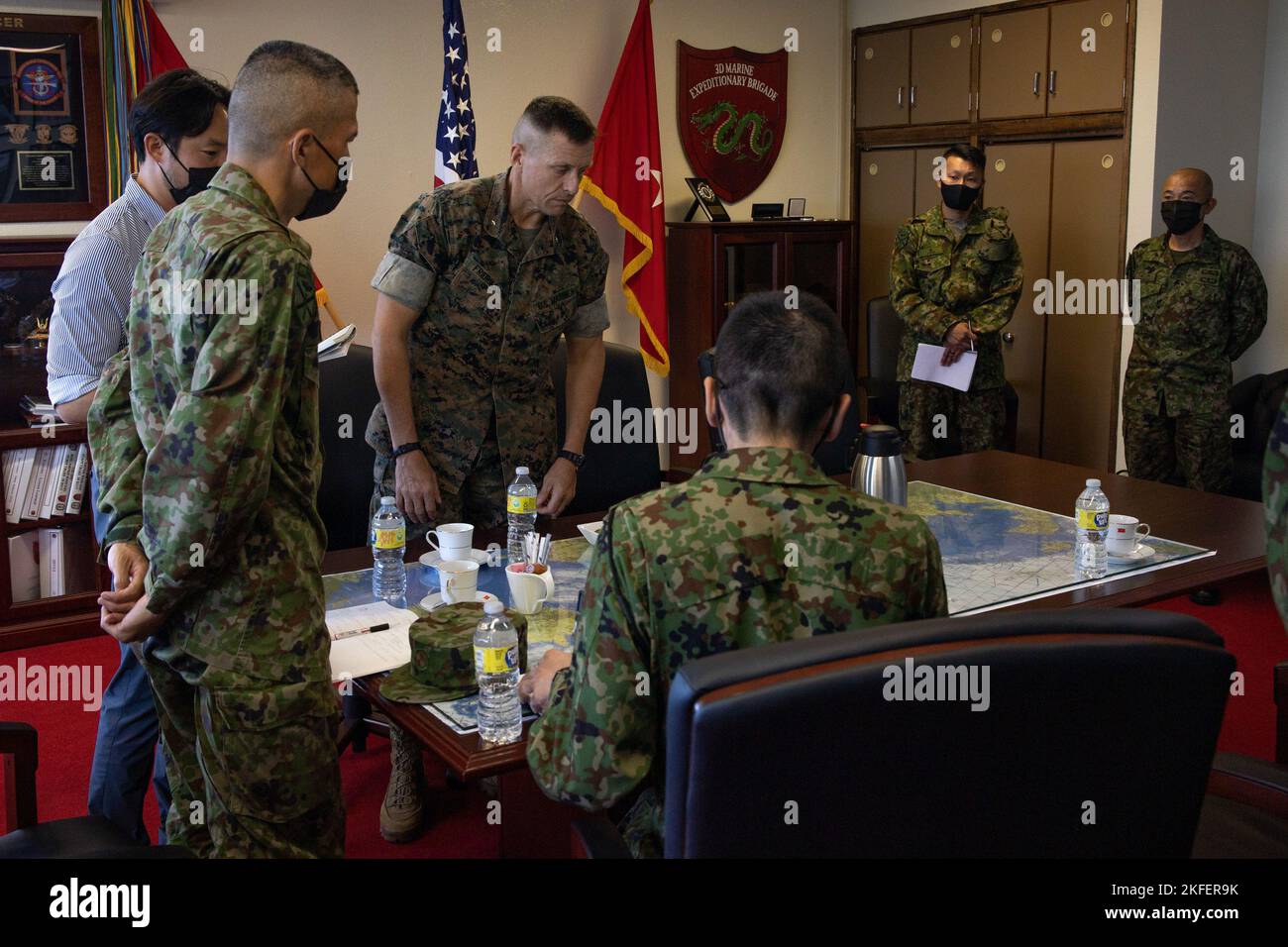 U.S. Marine Corps Brig. Gen. Fridrik Fridriksson, deputy commanding ...