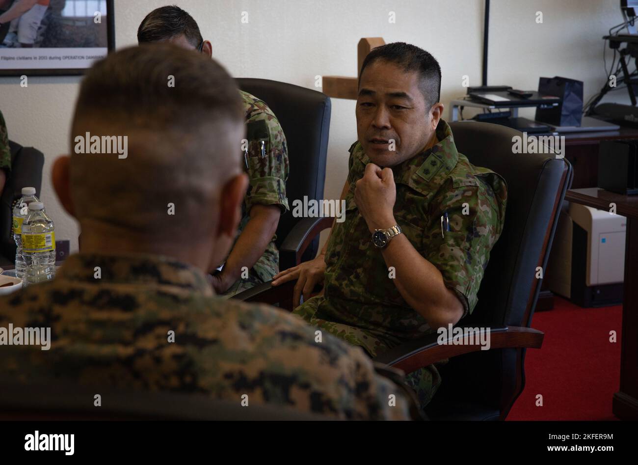 Japan Ground Self-Defense Force Maj. Gen. Ryuji Toyota, commanding ...