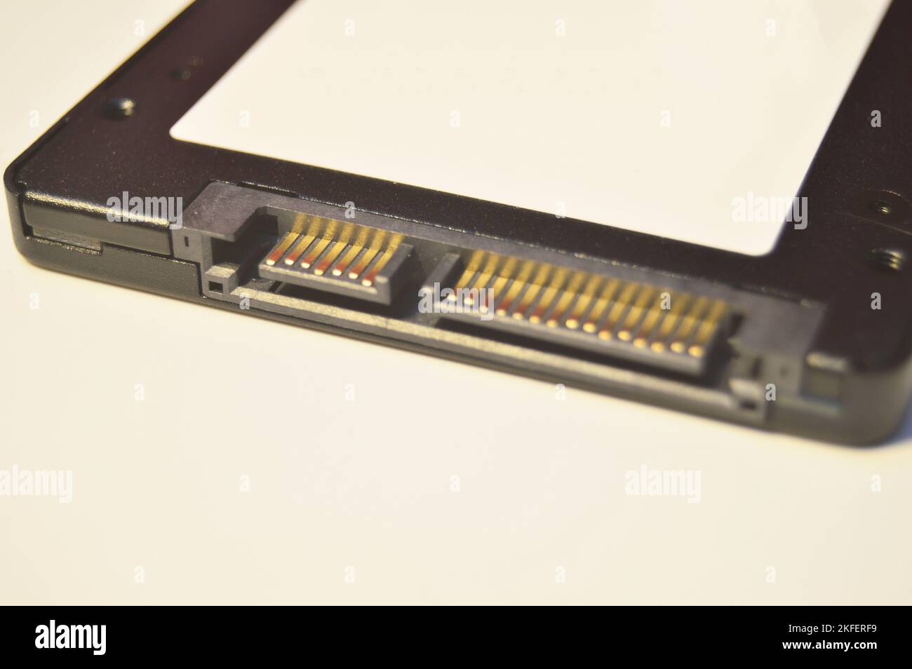 ssd sata port used to connect between hard disk and motherboard Stock Photo - Alamy